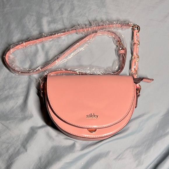 So Nikki | Bags | Pink Nikky Side Purse | Poshmark